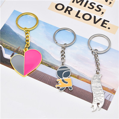 Soft hard enamel die cast metal rounded keychain | keychain manufacturers
