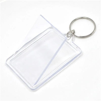 Transparent photo frame acrylic keychain | keychain manufacturers